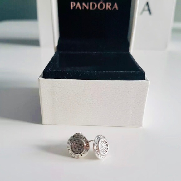 Pandora | Jewelry | Pandora Signature Stud Earrings | Poshmark